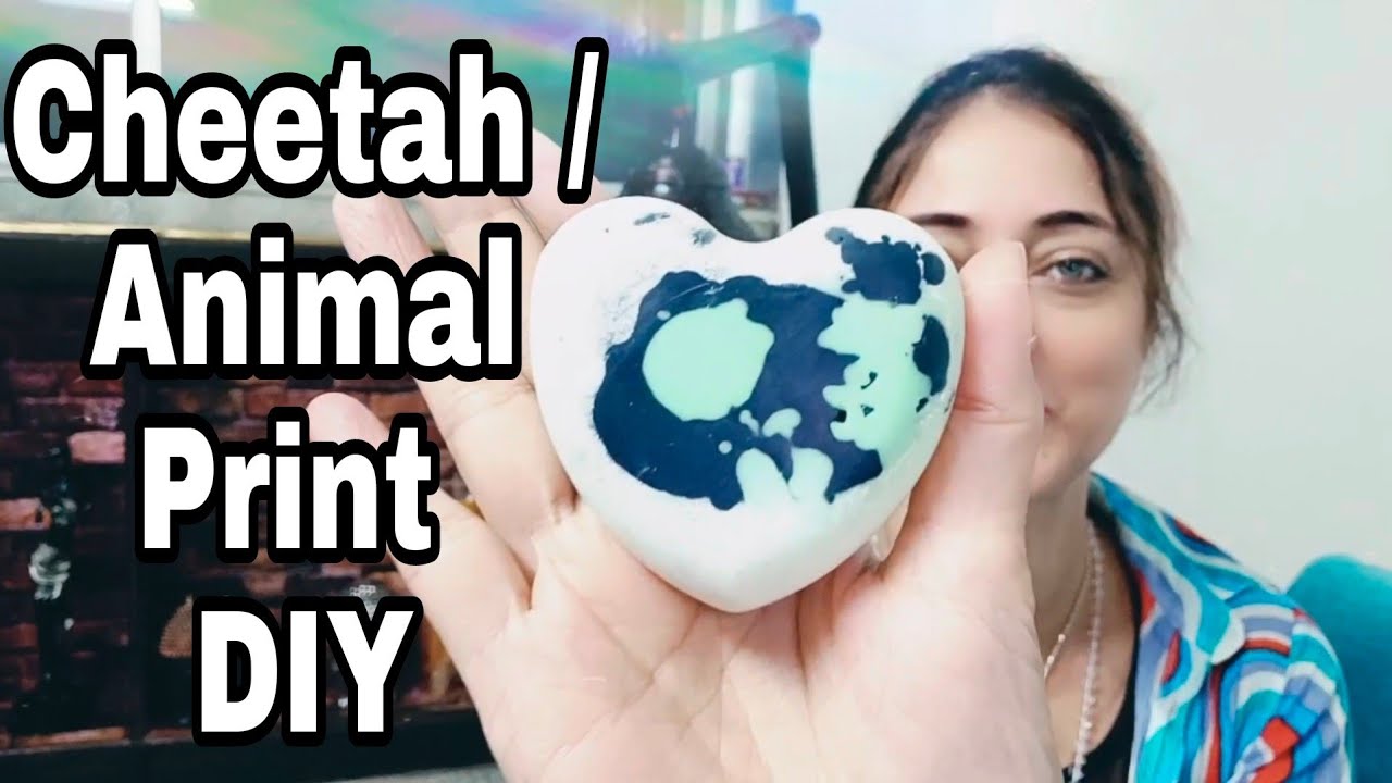 Cheetah Print Soap making | Melt and Pour soaps | Diy ideas on soap ...