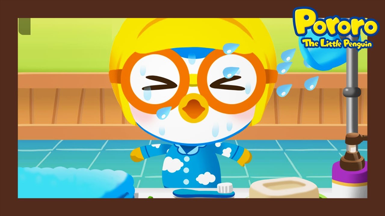 Bath time with Pororo | Healthy Habits for Kids | Kids Animation ...