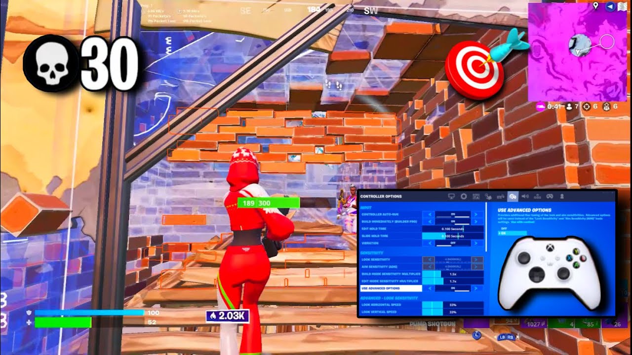 Fortnite Chapter 4 + *BEST* Controller AIMBOT Settings (4K 240FPS ...