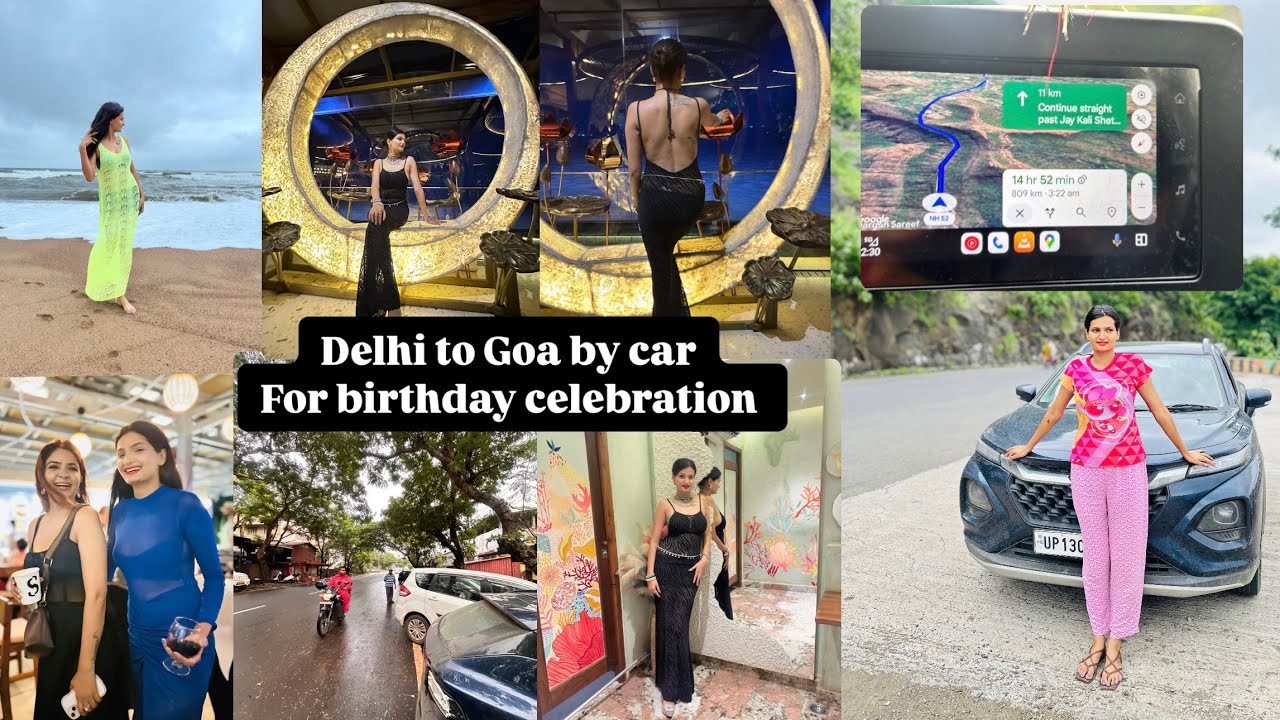 Delhi to Goa by Road 🛣️ with Boyfriend | Delhi to Goa Budget trip ...