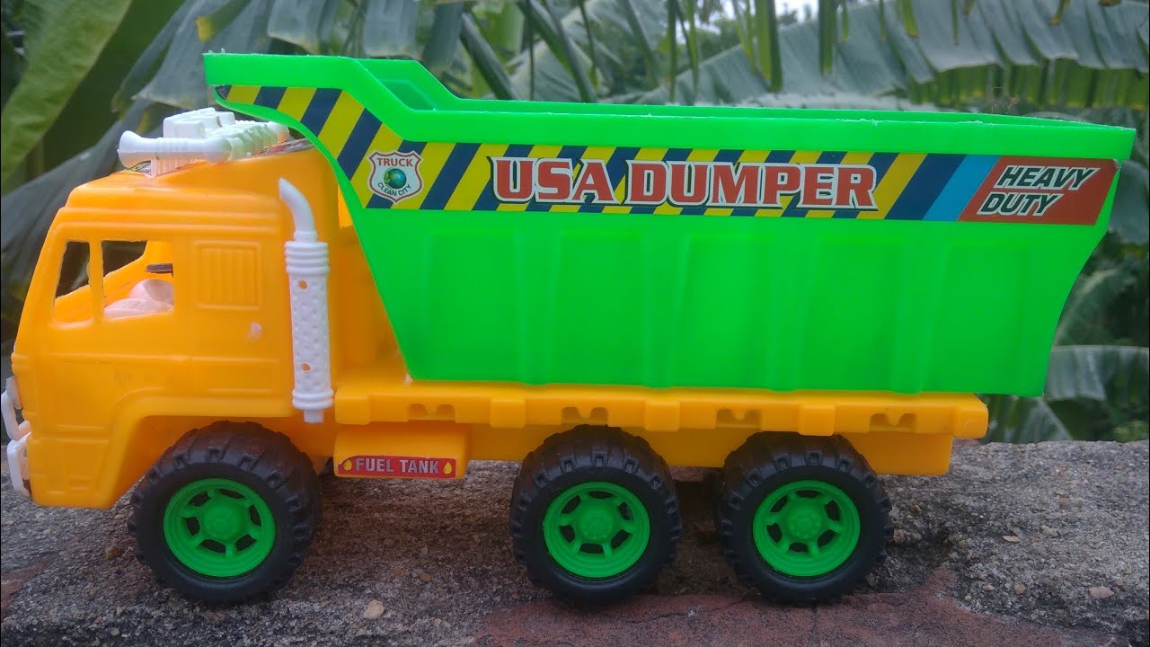 dump truck toys vehicle kids car - YouTube