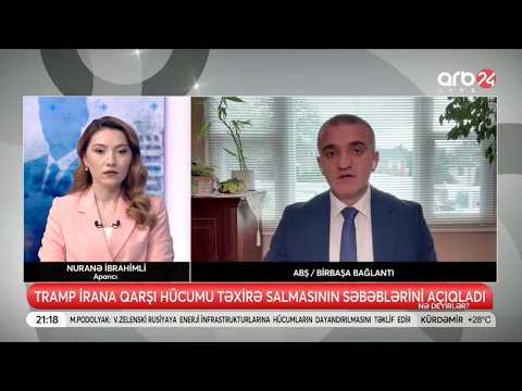 Prezident Donald Trampın İranla bağlı yeni strategiyası nədir? – Əhməd Şahidov ARB24`ə danışıb