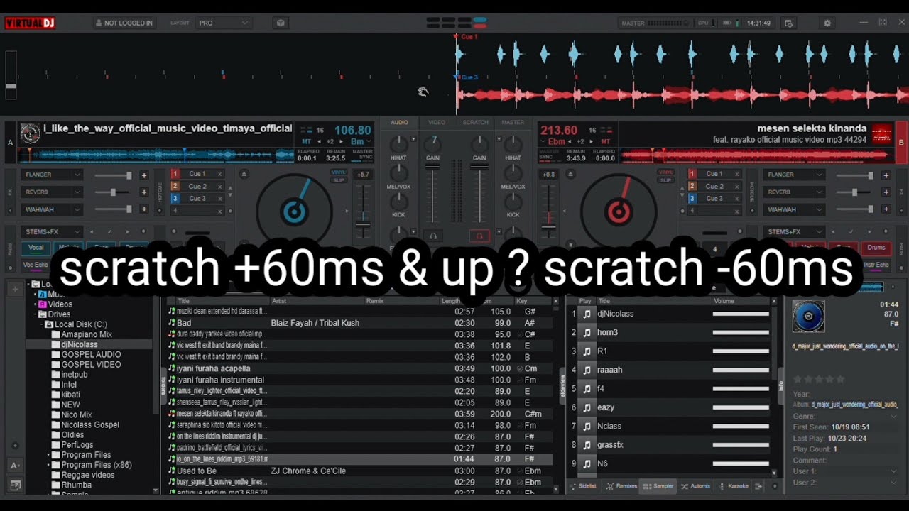 HOW TO SCRATCH WITH ONLY ONE KEY ON VIRTUAL DJ 2025 KEYBOARD SCRATCHING ...