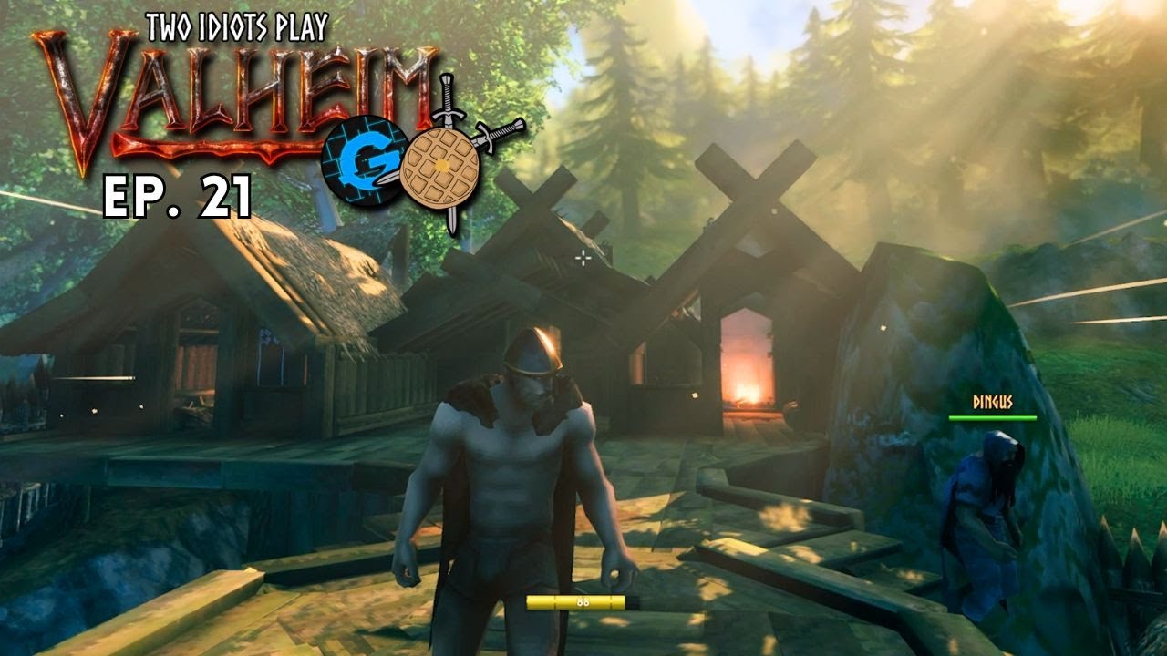 A Hunting Mission | Two Idiots Play Valheim | Ep. 21 | w/ Glitchy - YouTube