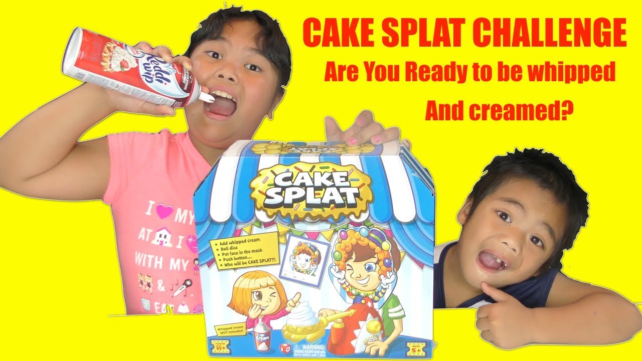 Cake Splat Challenge Fun Kids Playtime Game Whipped and Creamed ...