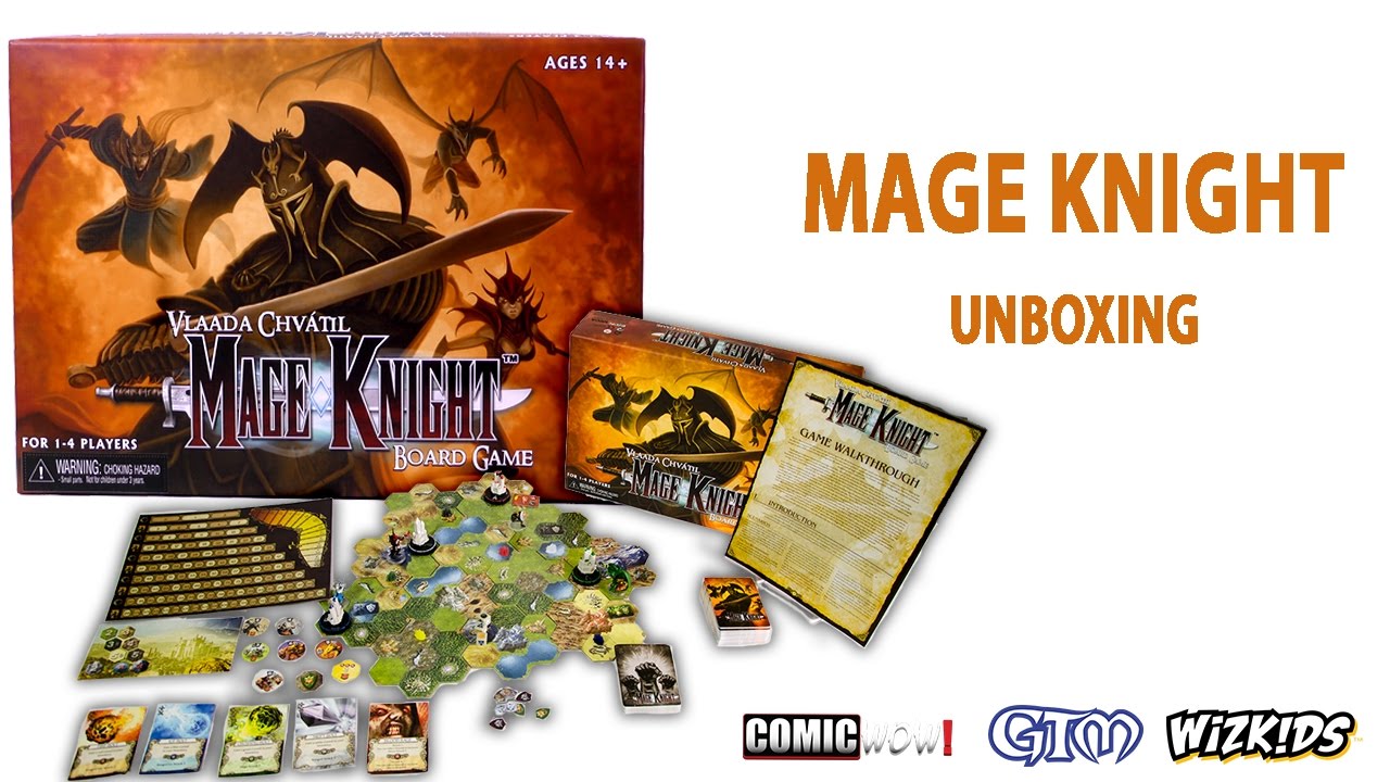 Mage Knight Unboxing Video - YouTube