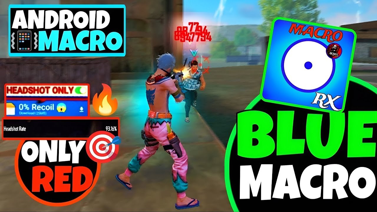 Blue Macro Free Fire 🔥 how to enable macro in any IOS and Android ...