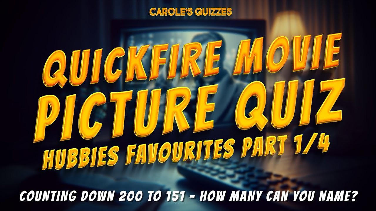 QuickFire Movie Picture Quiz Part 1: Hubbies Favourites 200-151 - YouTube