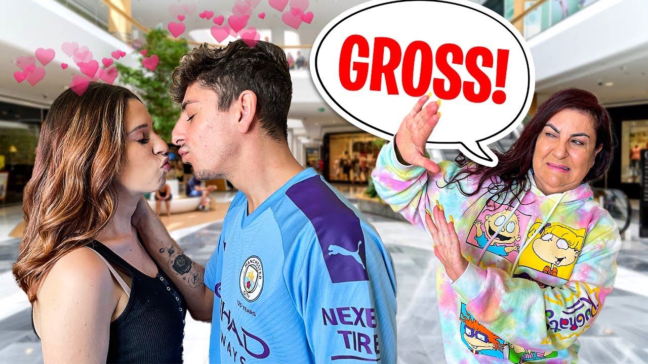 Being PDA w/ Girlfriend in Front of MY FAMILY To See How They React ...