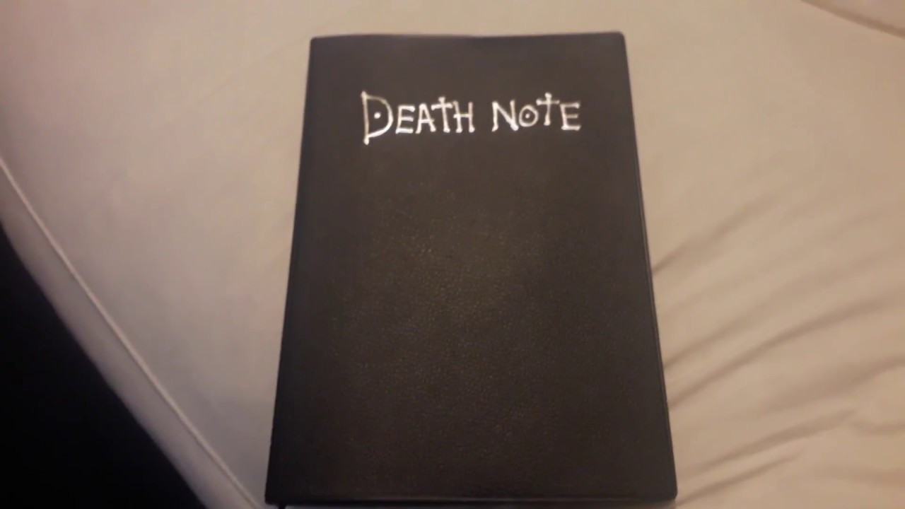 My Death Note Replica Has arrived :) - YouTube