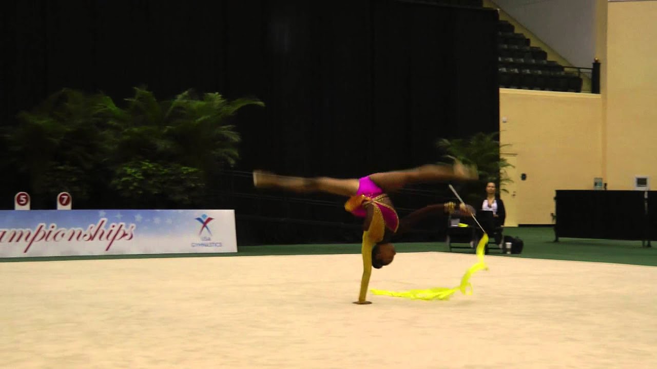 Nastasya Generalova - Ribbon Finals - 2013 U.S. Rhythmic Championships ...