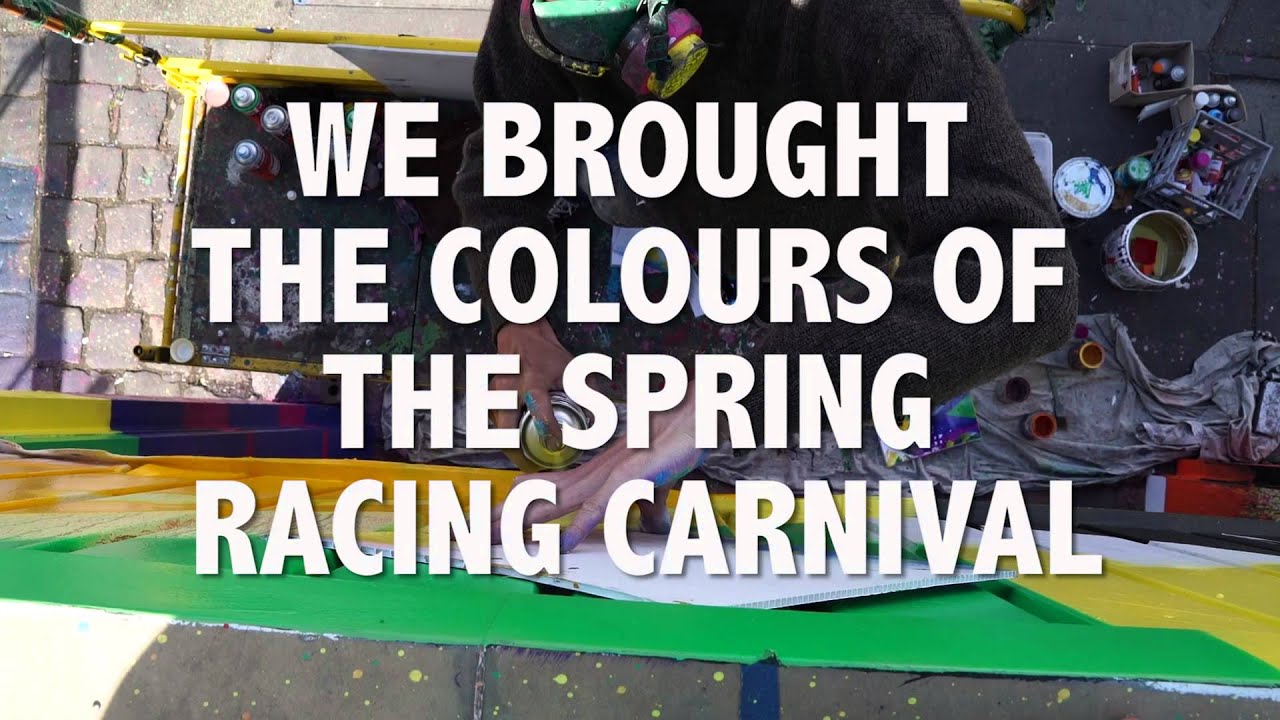 Racing Victoria - Spring Racing Carnival 2015 - Street Art - YouTube