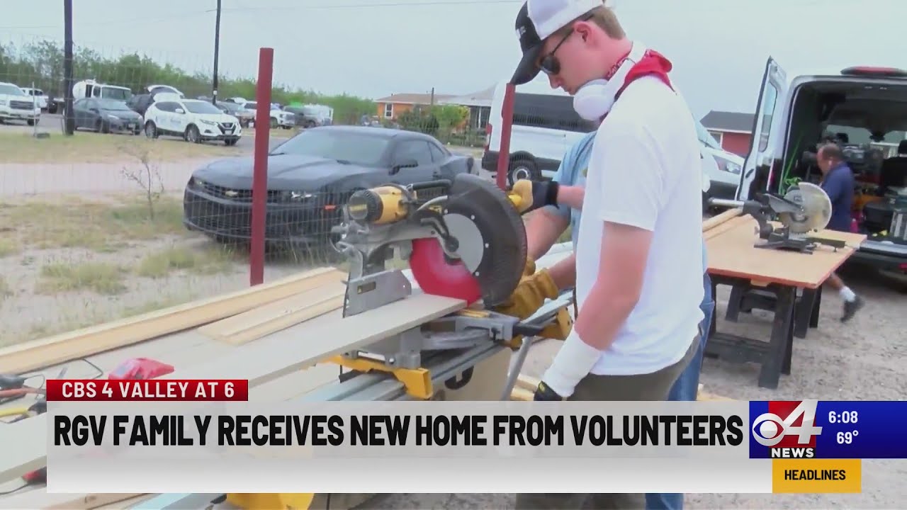 RGV family receives new Buckner home - YouTube