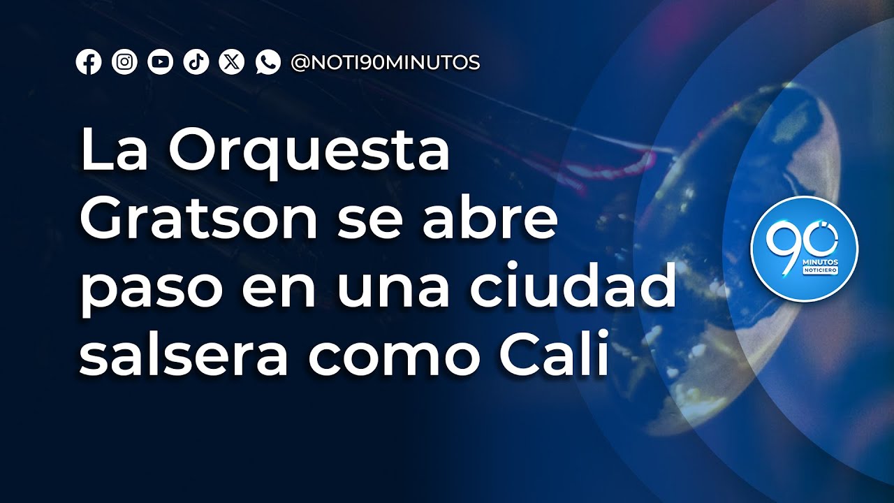 La Orquesta Gratson se abre paso en una ciudad salsera como Cali - YouTube