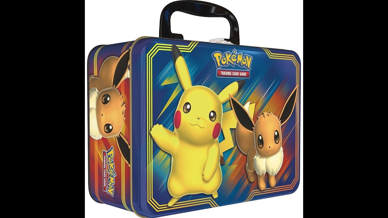 Valisette Pikachu-Evoli carte pokemon - YouTube