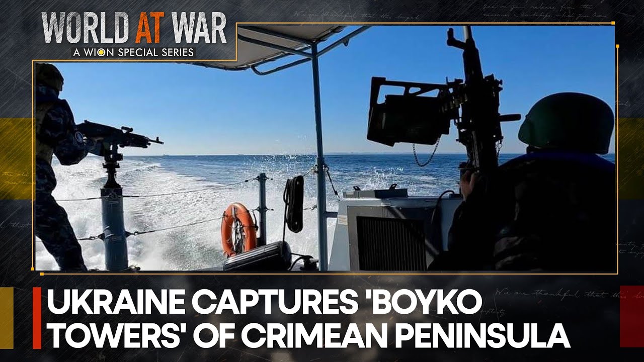 Ukraine captures 'Boyko Towers' of Crimean Peninsula from Russia ...