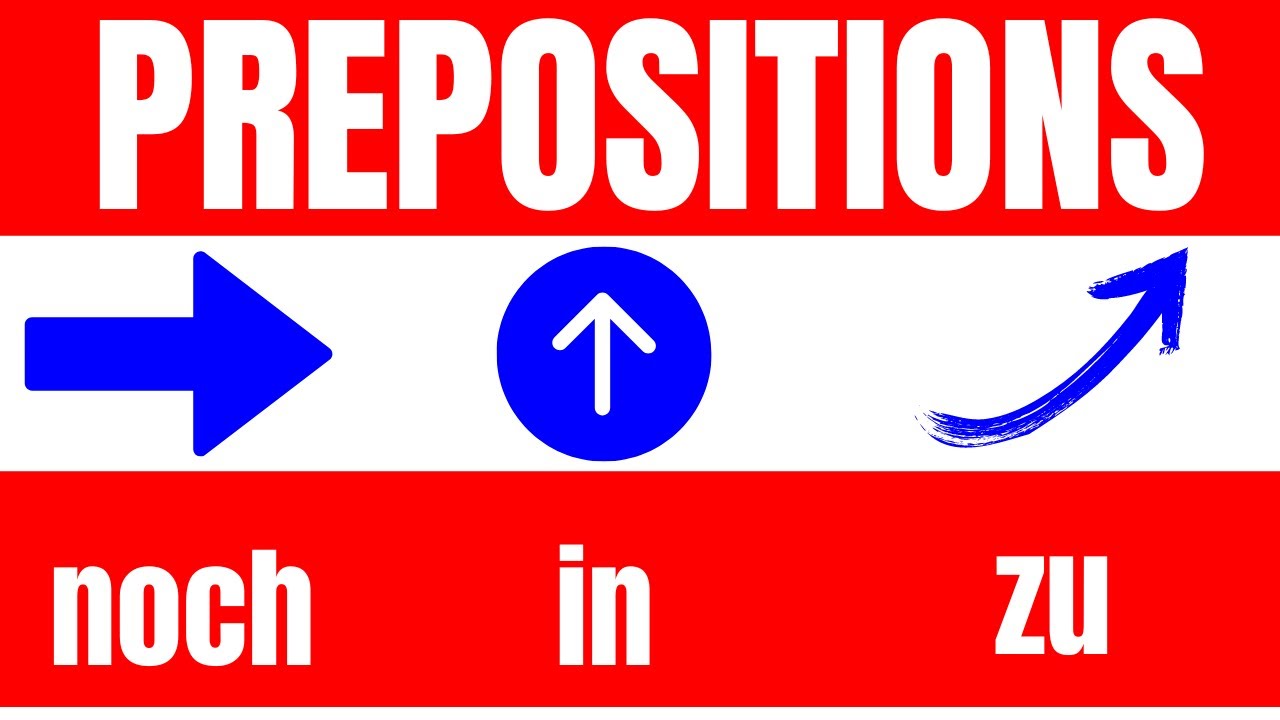 How to use Prepositions "nach", "in", "zu" in Austrian German - YouTube