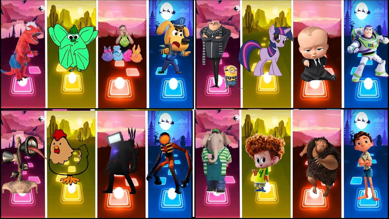 Spider Dinosaur Friends Megamix 🆚 The Boss Baby 🆚 Siran Head 🆚 Elephant ...