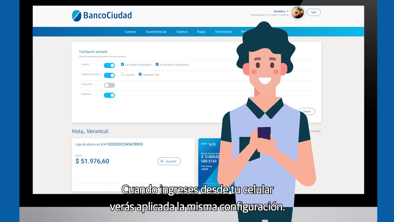 Descubrí el nuevo homebanking - Portada - YouTube