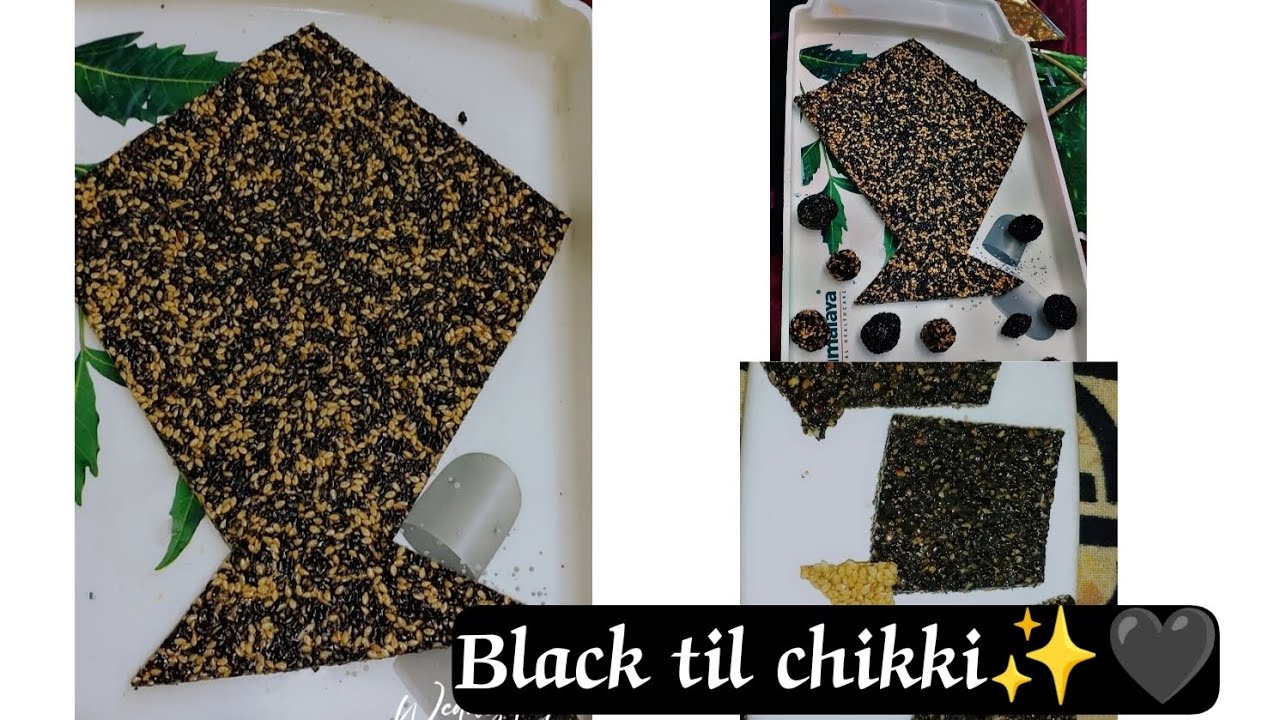 Black til chikki|Black sesame Chikki 🖤 - YouTube