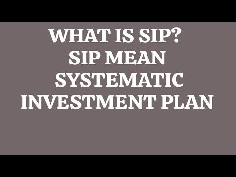 WHAT IS SIP? MEANING AND BENEFITS OF SIP INVESTMENT !!! WHAT IS SIP ...