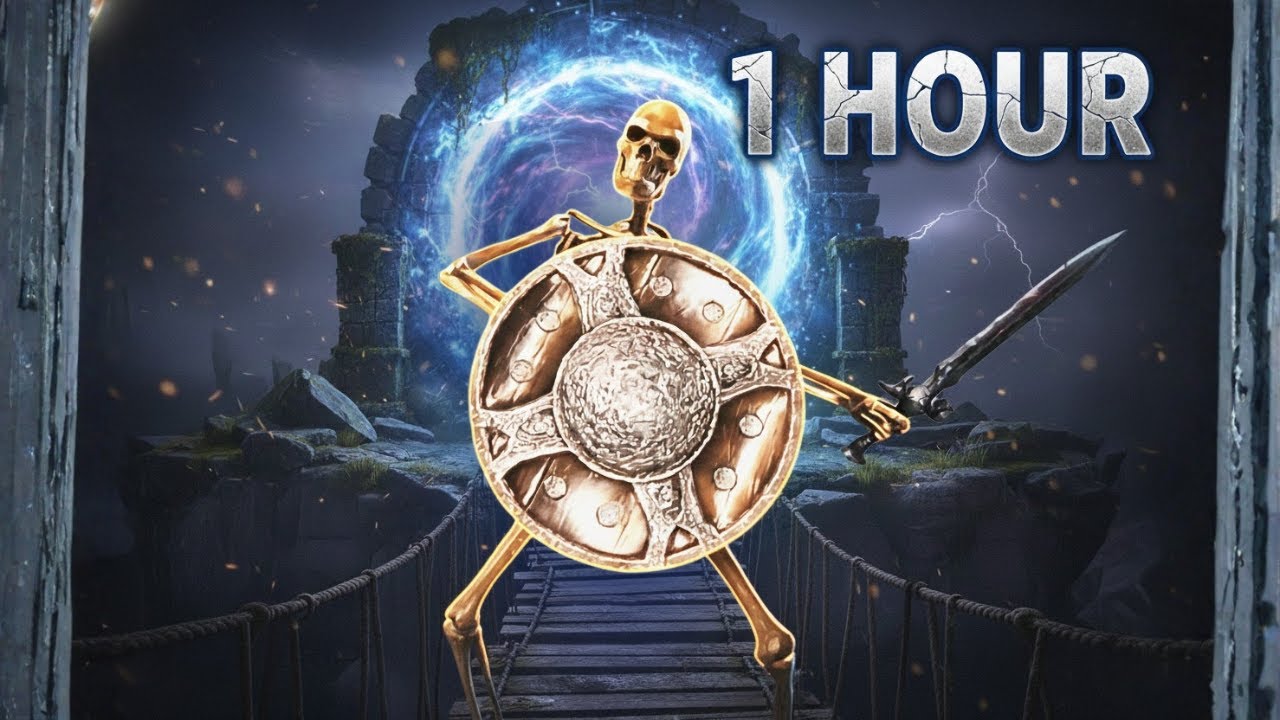 Skeleton Shield meme 1 Hour Loop! - YouTube