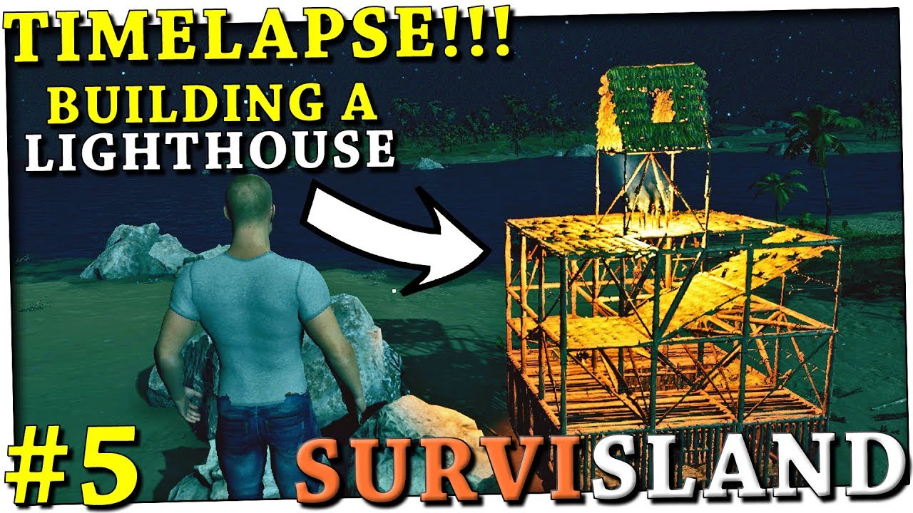 LIGHTHOUSE BASE *BUILDING TIMELAPSE* | PART 5 | SURVISLAND ALPHA 0.5.0 ...