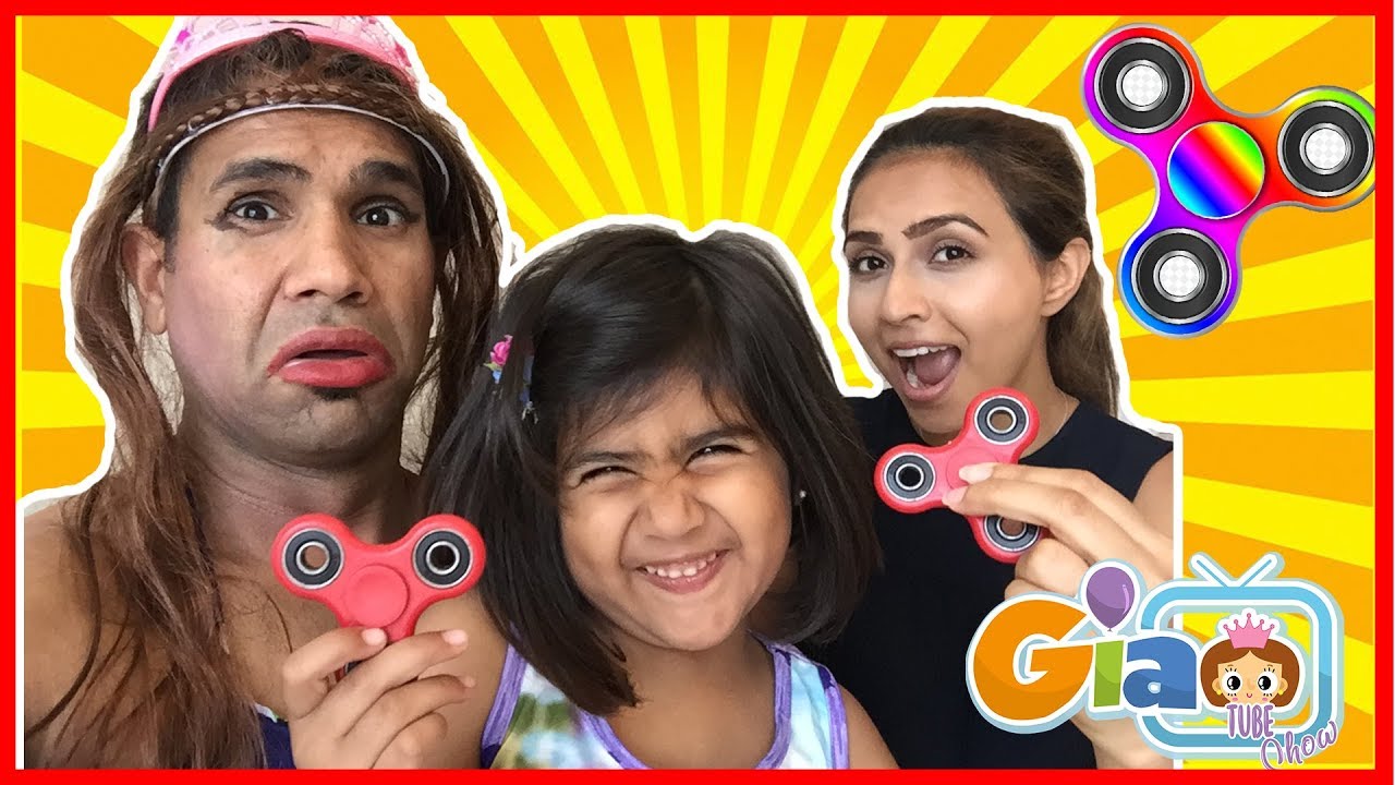 Magic Fidget Spinner Funny 4 Year Kid Hypnotized Daddy Dressed And ...