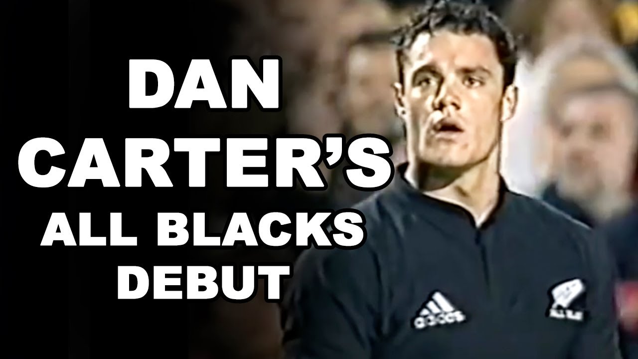 Dan Carter's All Blacks Debut - YouTube