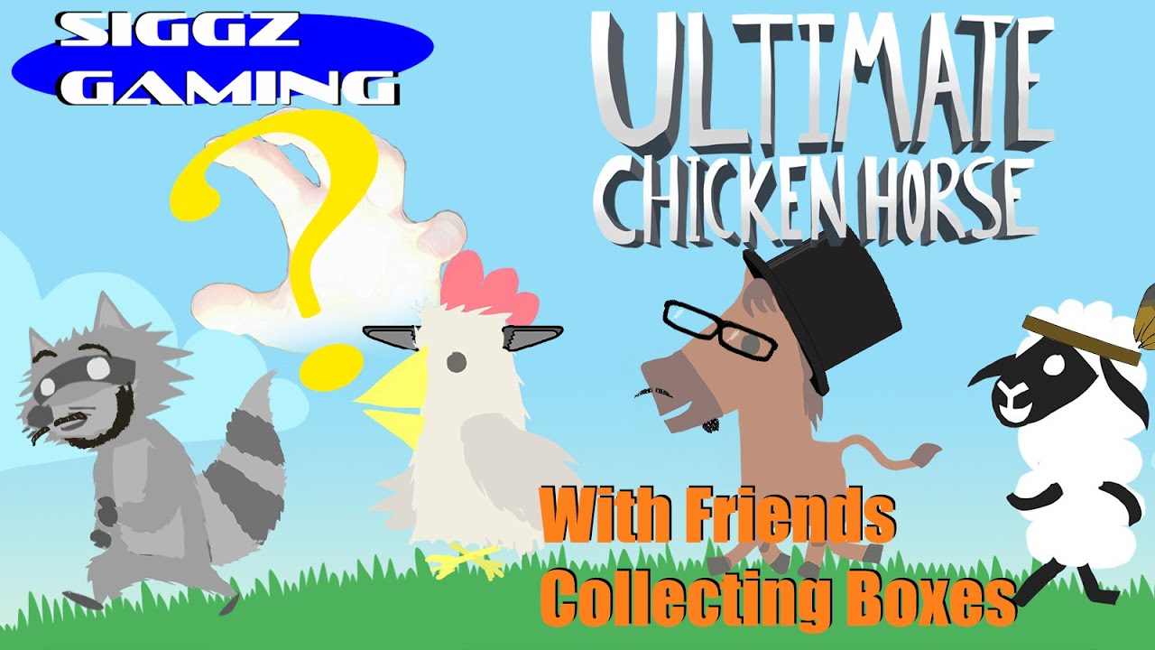 Ultimate Chicken Horse with Friends Collecting Boxes - YouTube