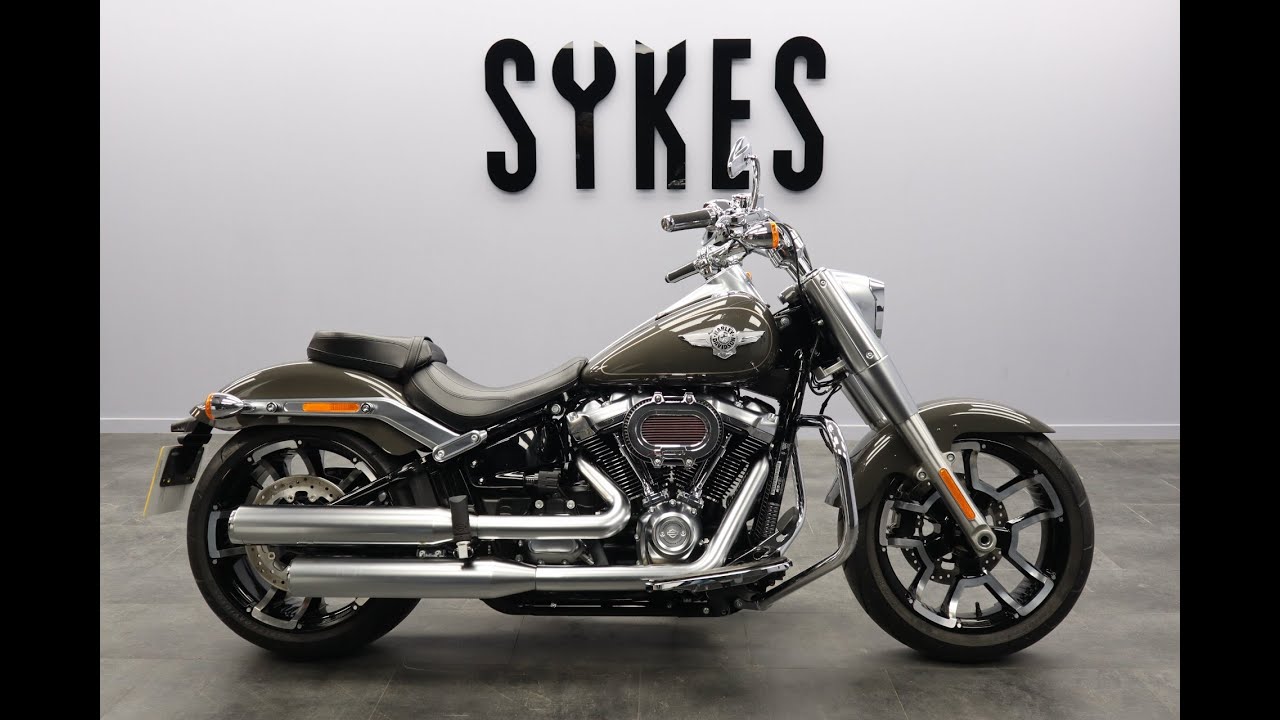2018 Harley-Davidson Softail FLFBS Fat Boy 114 in Industrial Grey - YouTube