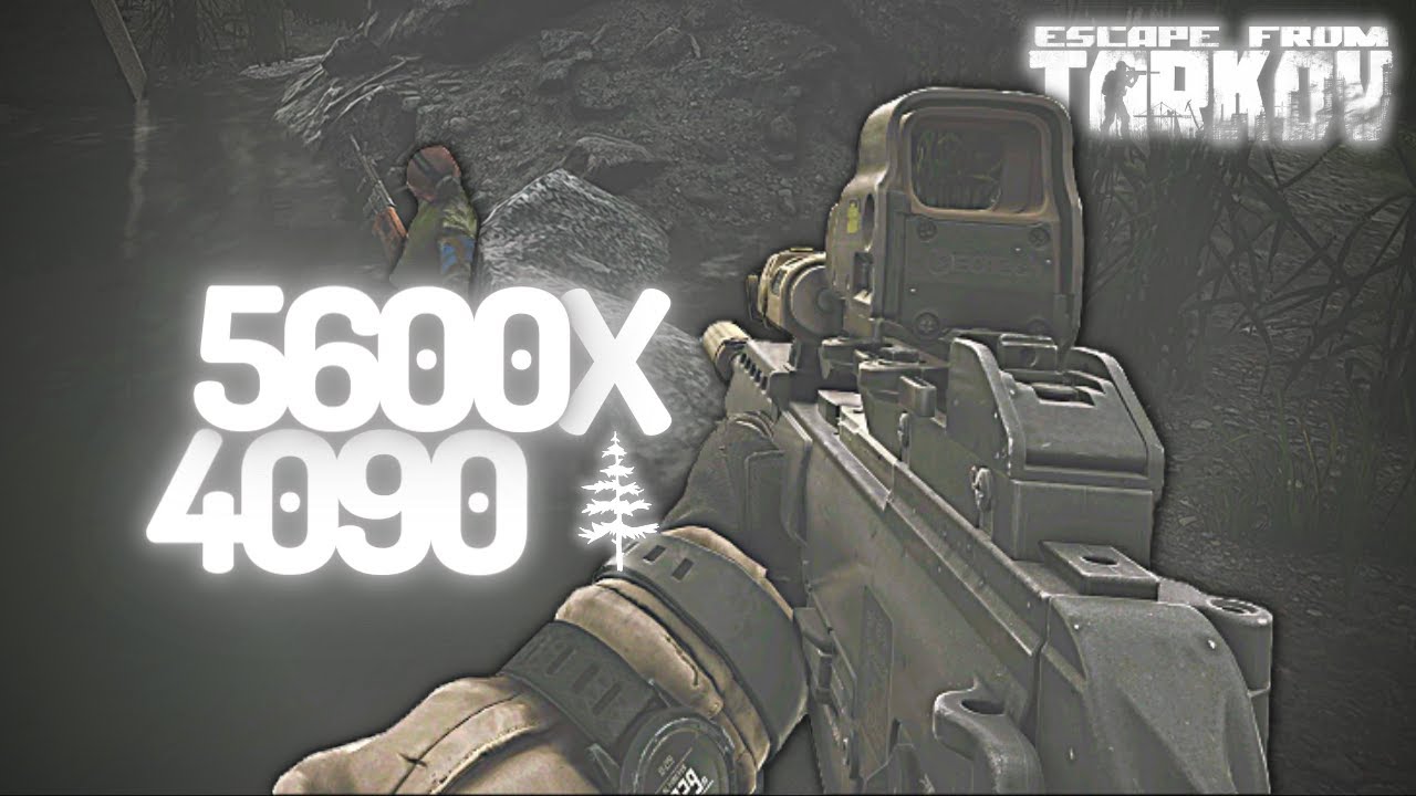 EFT \\ Customs \\ 5600X PBO2 + 4090 + DDR4-3600C14 // X570 AORUS Master // 1440 FSR 2.1 pyur ...