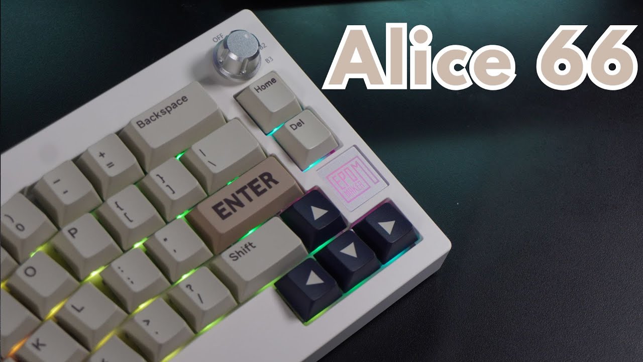 Best Budget Alice Keyboard? Epomaker Alice 66! (Full Review and ...