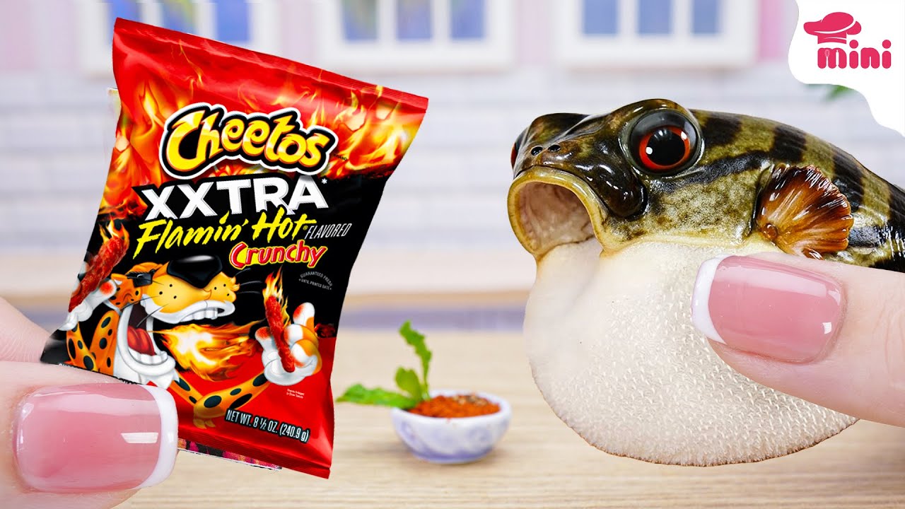 Best Seafood Cooking | How To Cook Miniature Japanese Puffer Fish ...