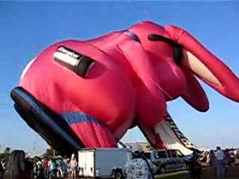 Energizer Bunny Hot Air Balloon - YouTube