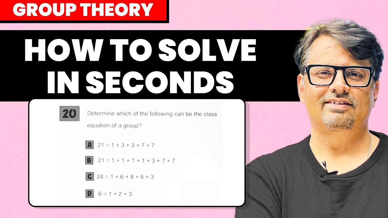 How to Find Class Equation of any Group? | Quick Solutions by GP Sir ...