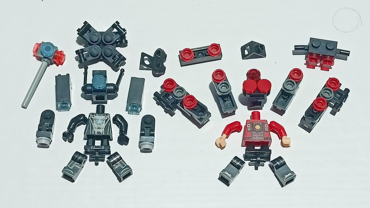 Lego Skibidi Toilet | Upgrade Titan Cameraman vs Titan Audio Man | Lego ...