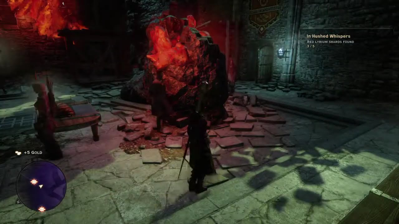 Dragon Age Inquisition Find All 5 Red Lyrium Shards - YouTube