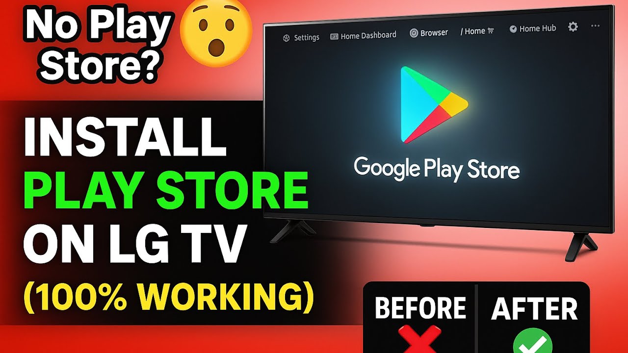 How to Install Google Play Store on LG Smart TV - YouTube