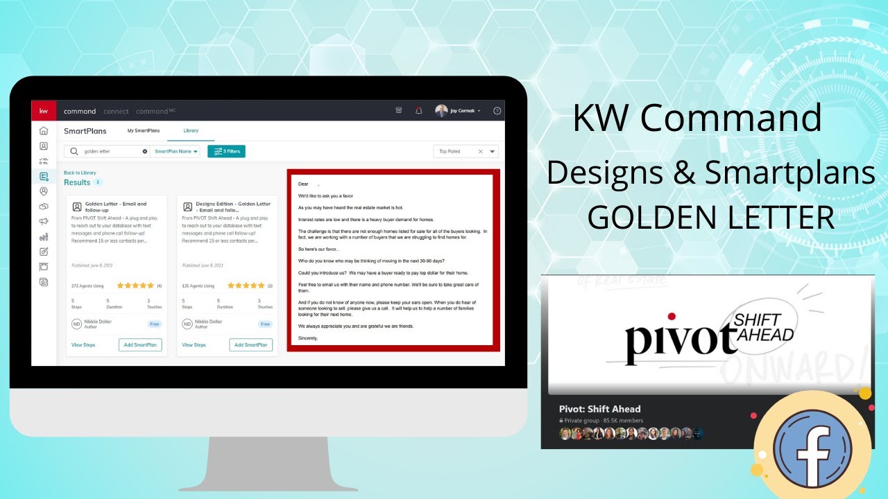 KW Command: Designs & Campaigns - Golden Letter - YouTube