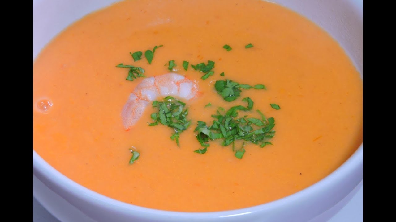 Crema de camarones.- RecetasdeLuzMa - YouTube