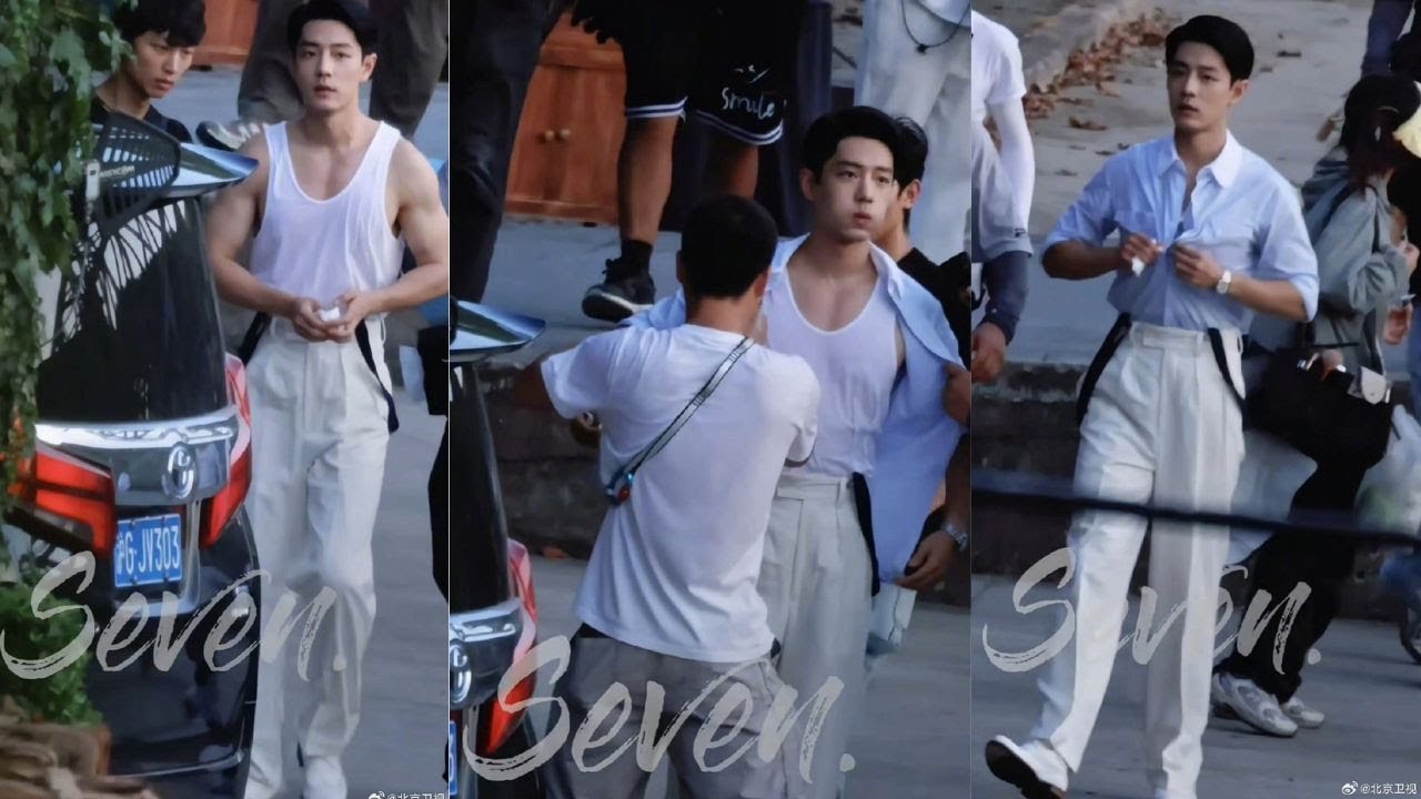 Xiao Zhan's Jaw Dropping Shirtless Reveal on 'Spying' Set Abs, Legs ...