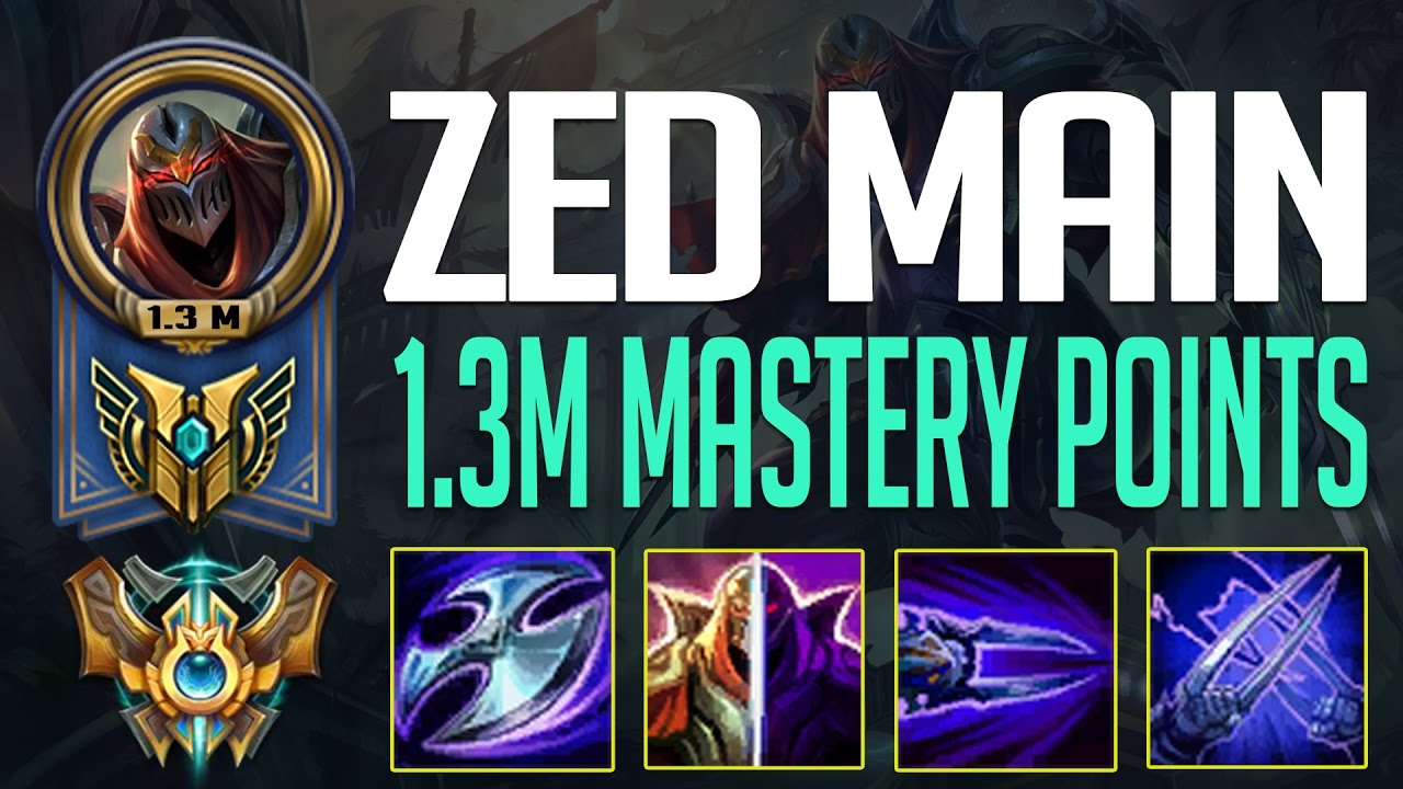 LL STYLISH ZED MONTAGE - NA CHALLENGER ZED 1.3 MILLION MASTERY POINTS ...