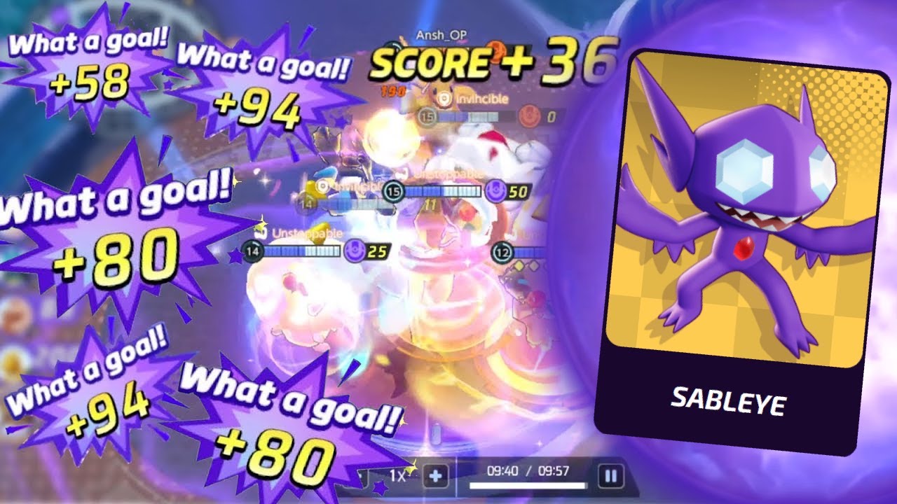 Pokémon UNITE Sableye Gameplay - YouTube