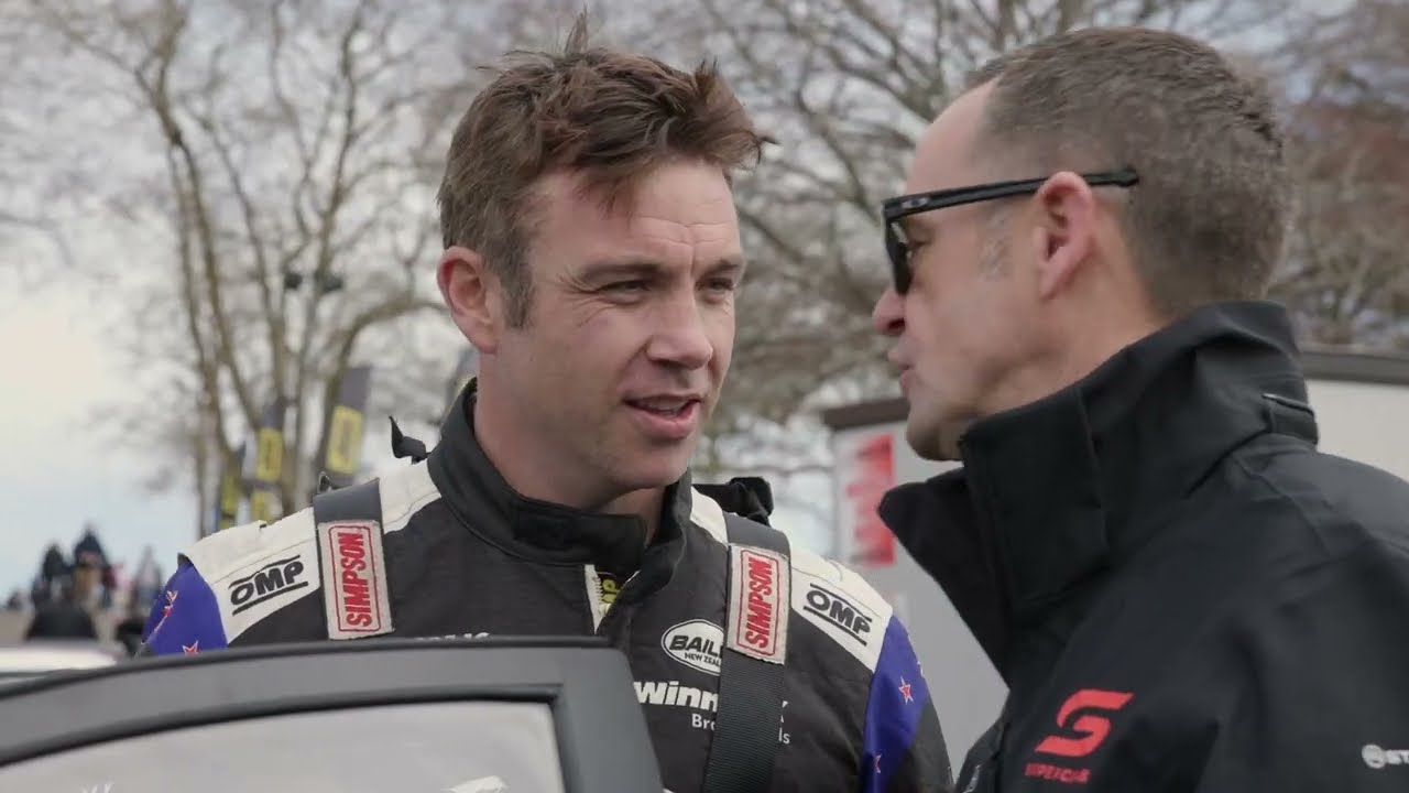 Greg Murphy interviews Hayden Paddon at Pukekohe - YouTube