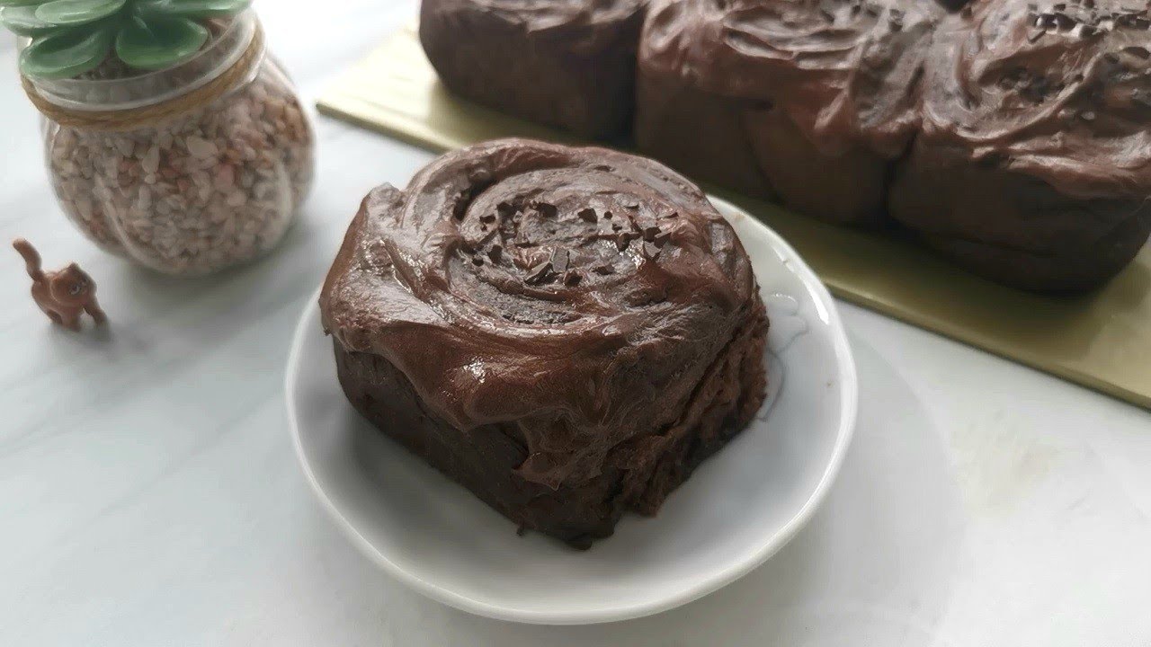 Resepi Cinnamon Rolls Coklat | Roti yang gebu dan lembut | Fluffy ...