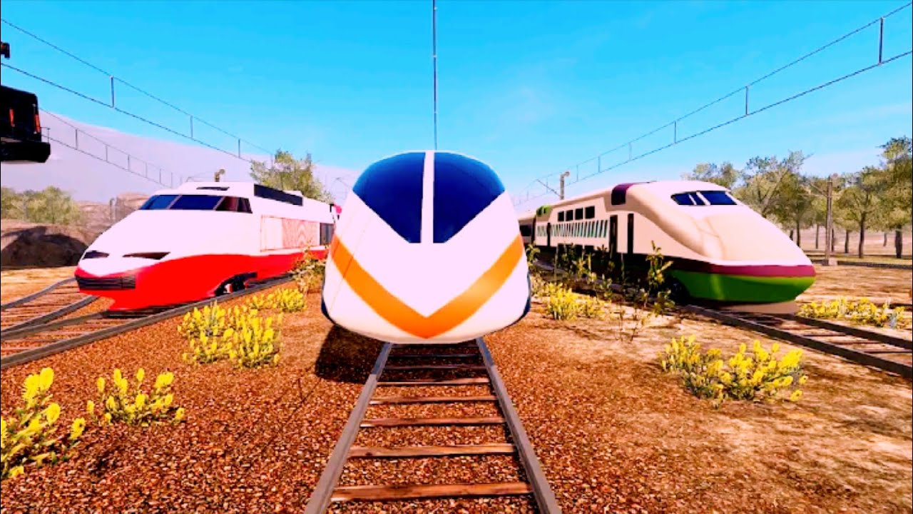 Driving one of the fastest trains in Train sim world 3 racing train ...