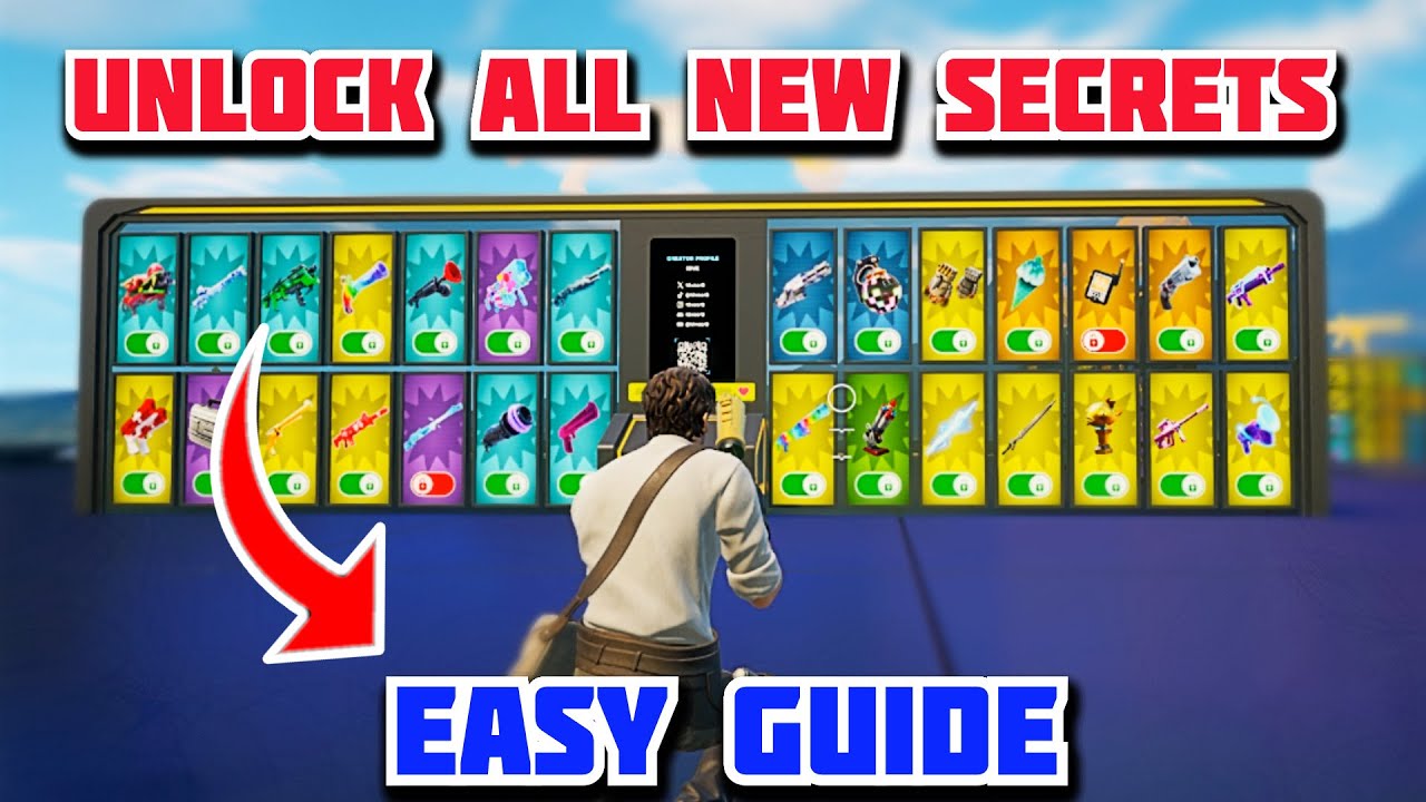 Fortnite 1v1 With Every Gun (NEW) Secret Codes😱! - YouTube