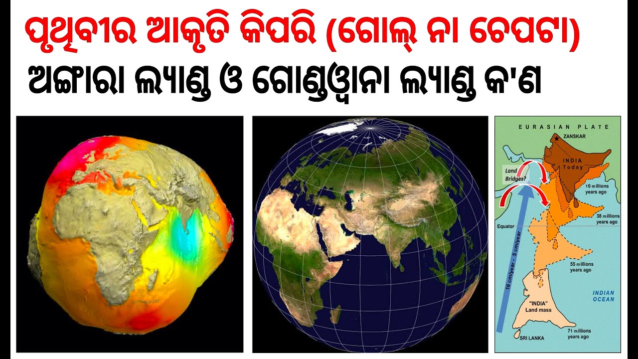 ପୃଥିବୀର ଆକୃତି କିପରି || What is Pangea And Panthalasa || ANGARALAND AND ...
