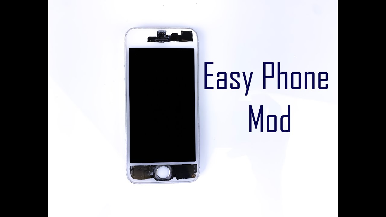Easy iPhone Clear Screen Mod - YouTube